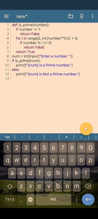 How to create user define function isprime in python #programminglanguage #python - YouTube