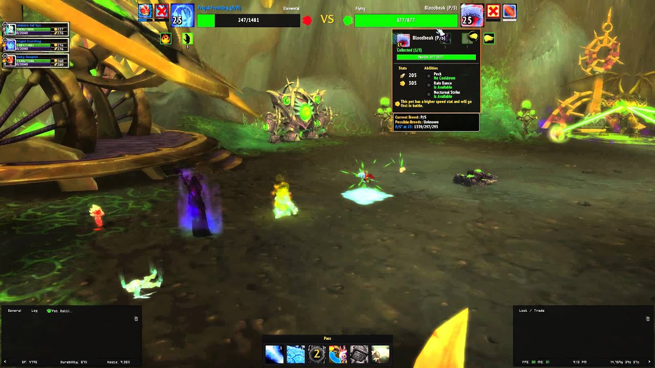 How to defeat the Felsworn Sentry - Mistels Pet Battles - YouTube