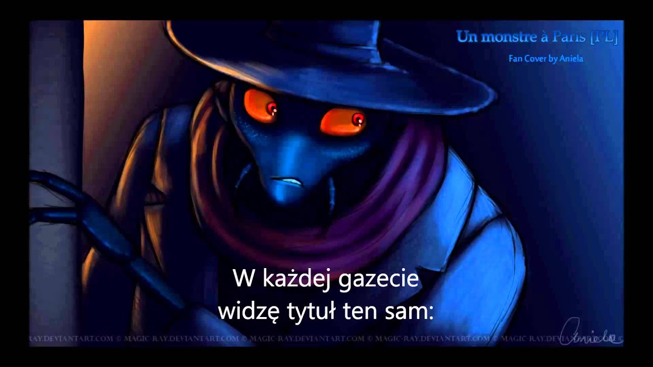 Un Monstre à Paris cover by Aniela (polish version) - YouTube