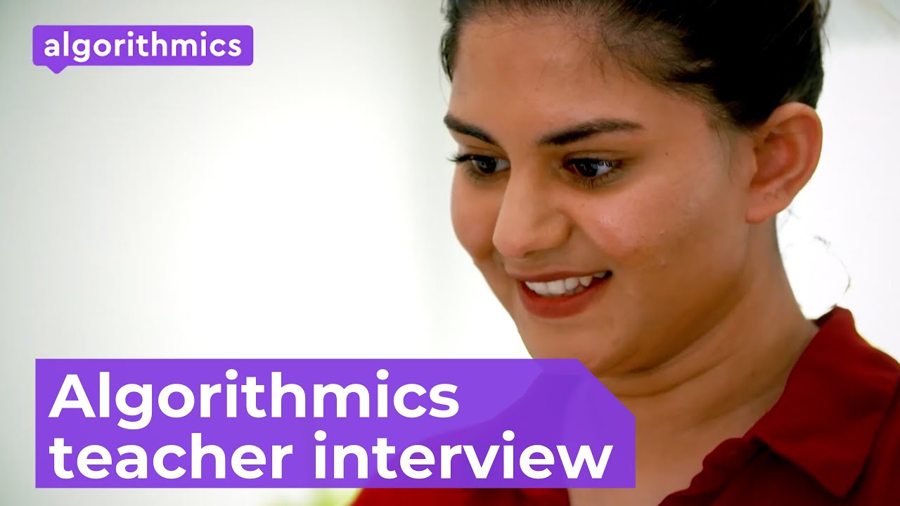 Algorithmics teacher interview - about the school, learning technology. Online & offline - YouTube