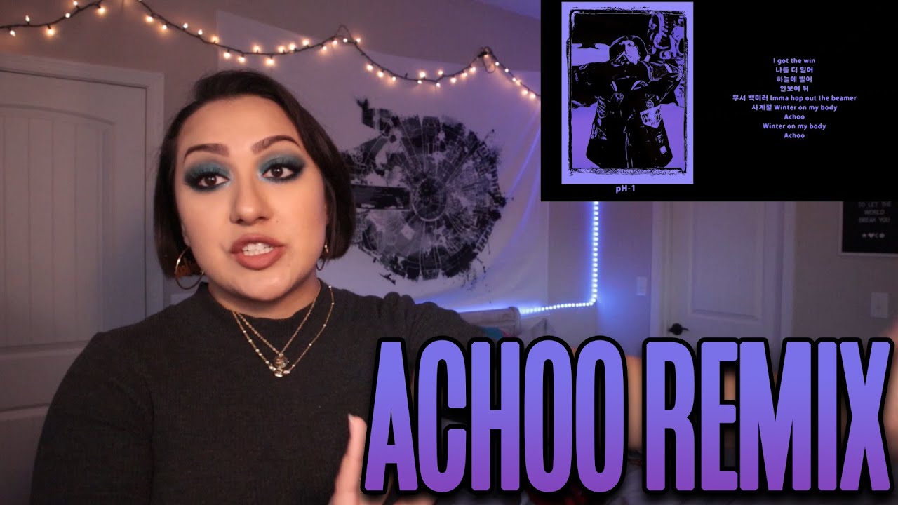 "Achoo Remix" Lyric Video Reaction - YouTube