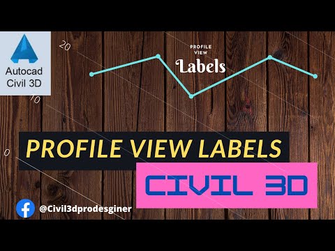 How To Apply Profile View Labels In AutoCAD Civil 3d | Create Profile Labels in Civil 3d - YouTube
