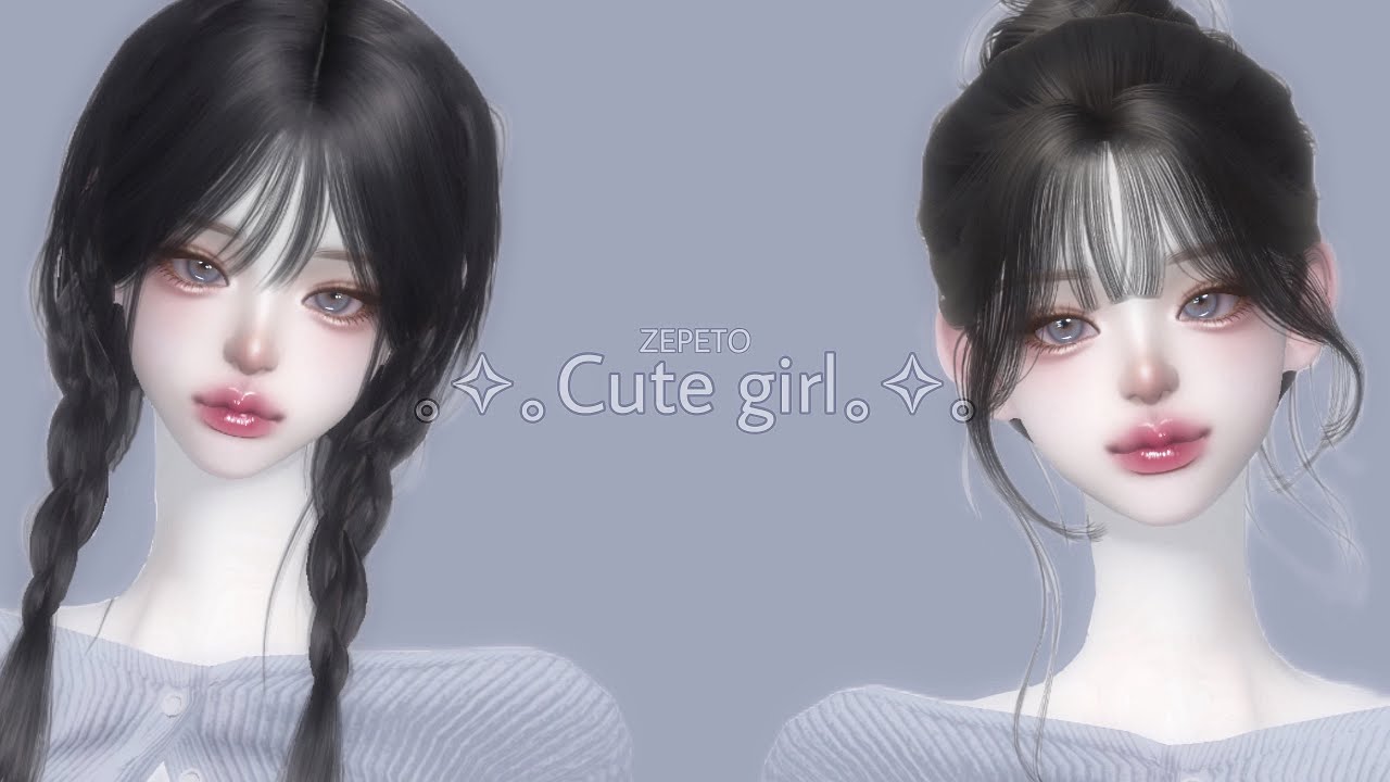ZEPETO face tutorial girl | Korean girl | cute girl | new ZEPETO face ...