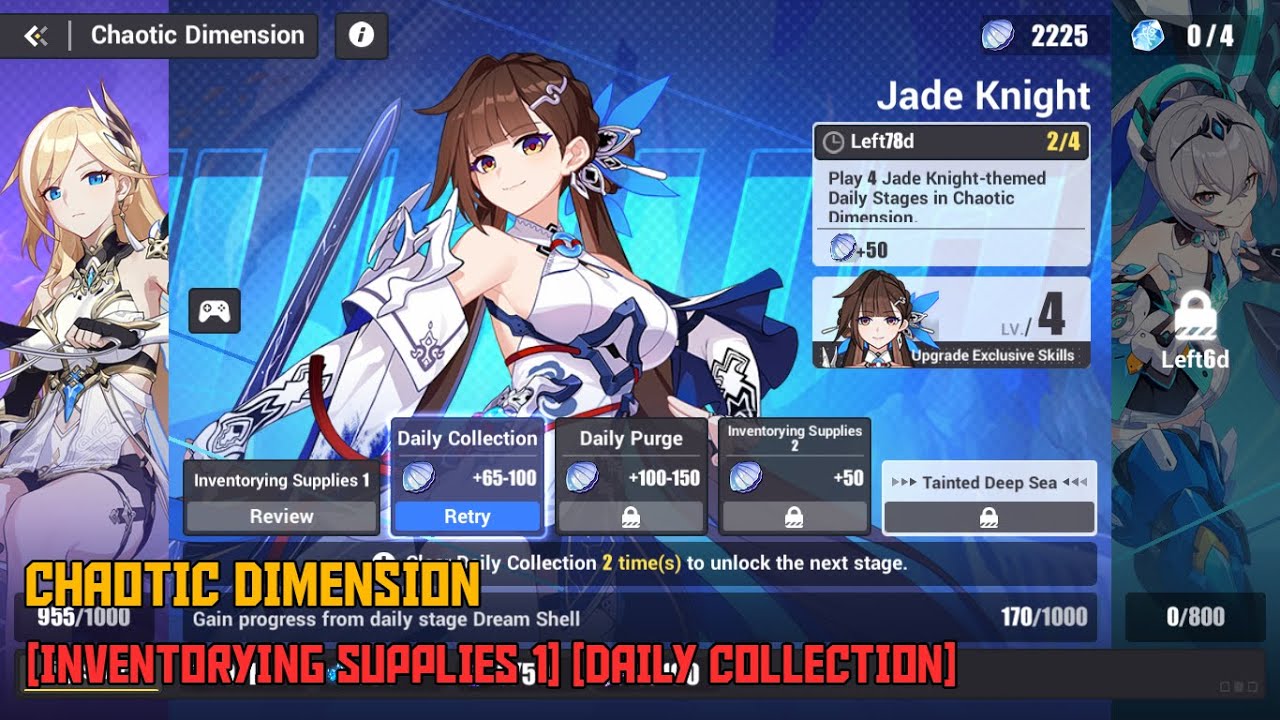 Honkai Impact 3rd - Chaotic Dimension [Inventorying Supplies 1] [Daily Collection] Jade Knight ...