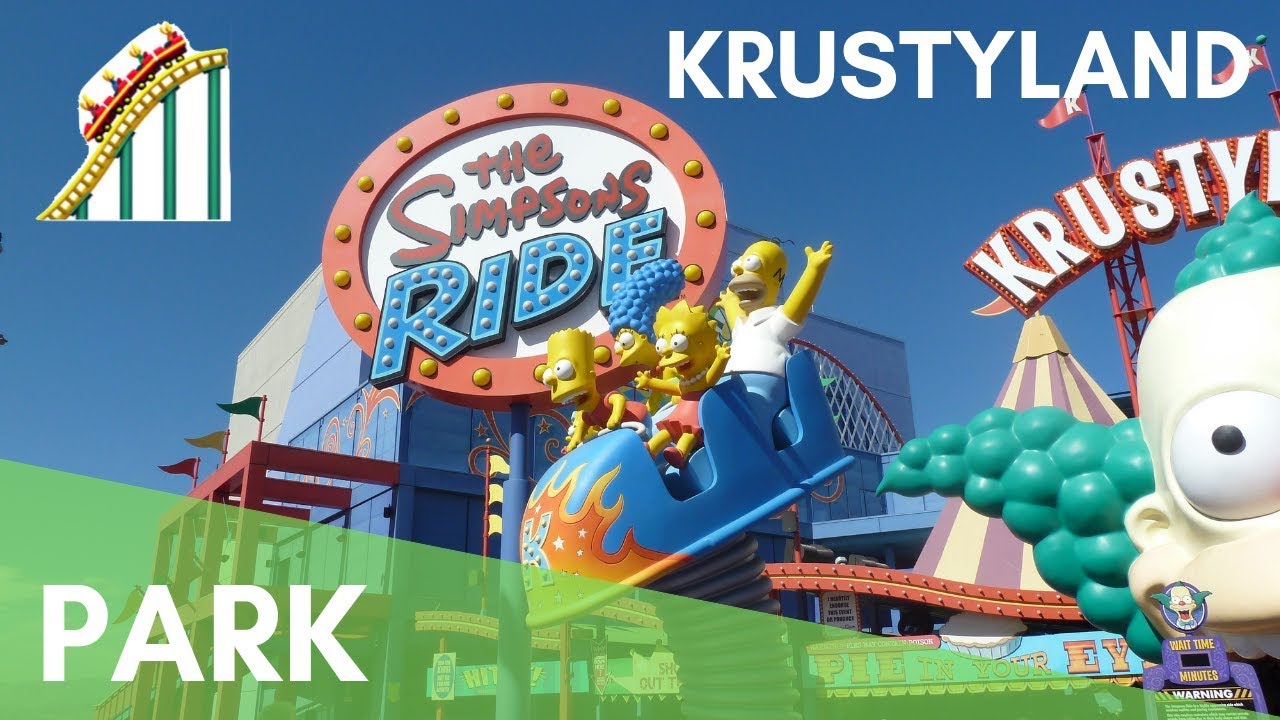 THE SIMPSONS RIDE UNIVERSAL STUDIOS HOLLYWOOD COMPLETE RIDE HD NEW ...