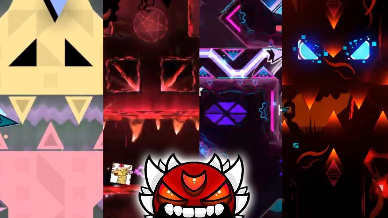 LAS MEJORES VERSIONES de SLAUGHTERHOUSE | Geometry Dash - YouTube