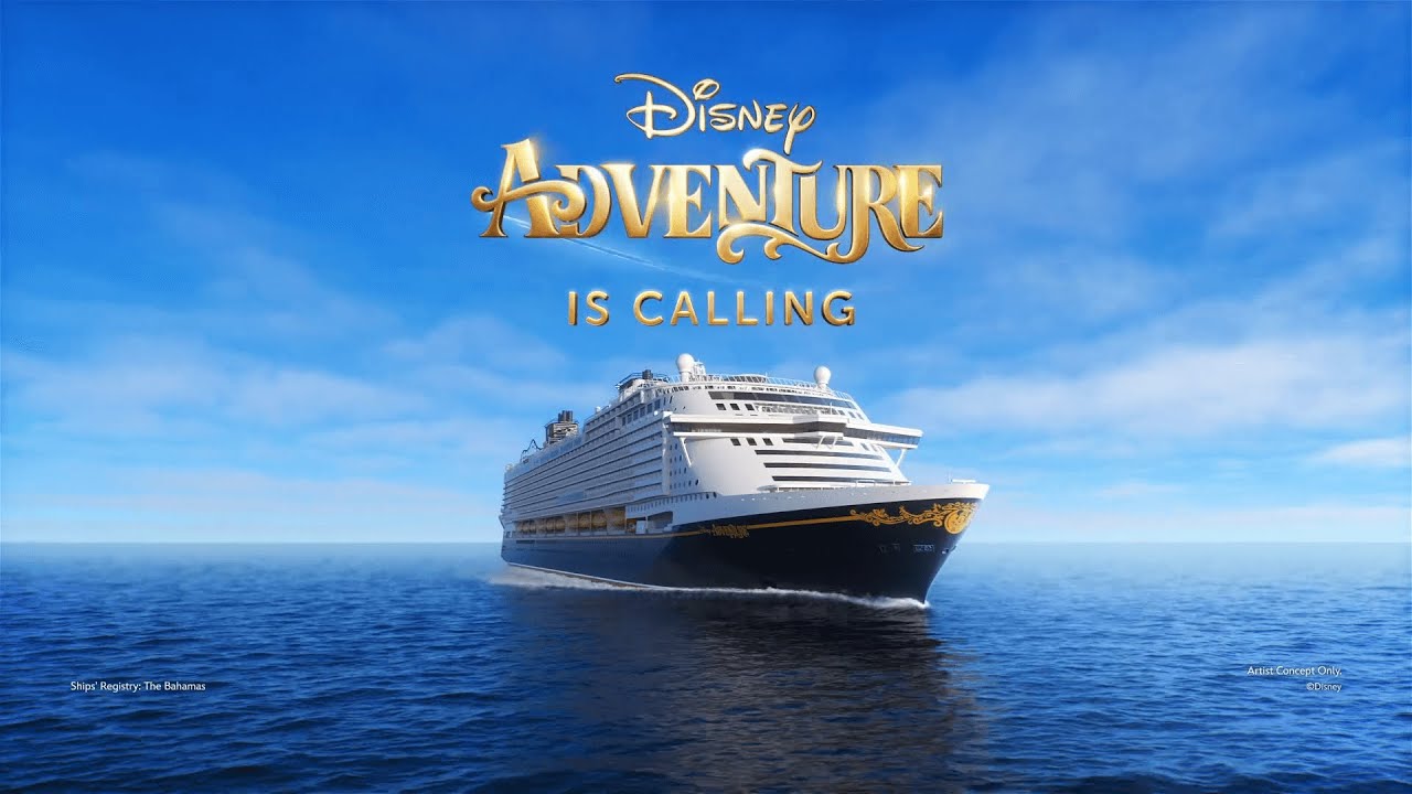 DCL Disney Adventure Sailing Announcement - YouTube