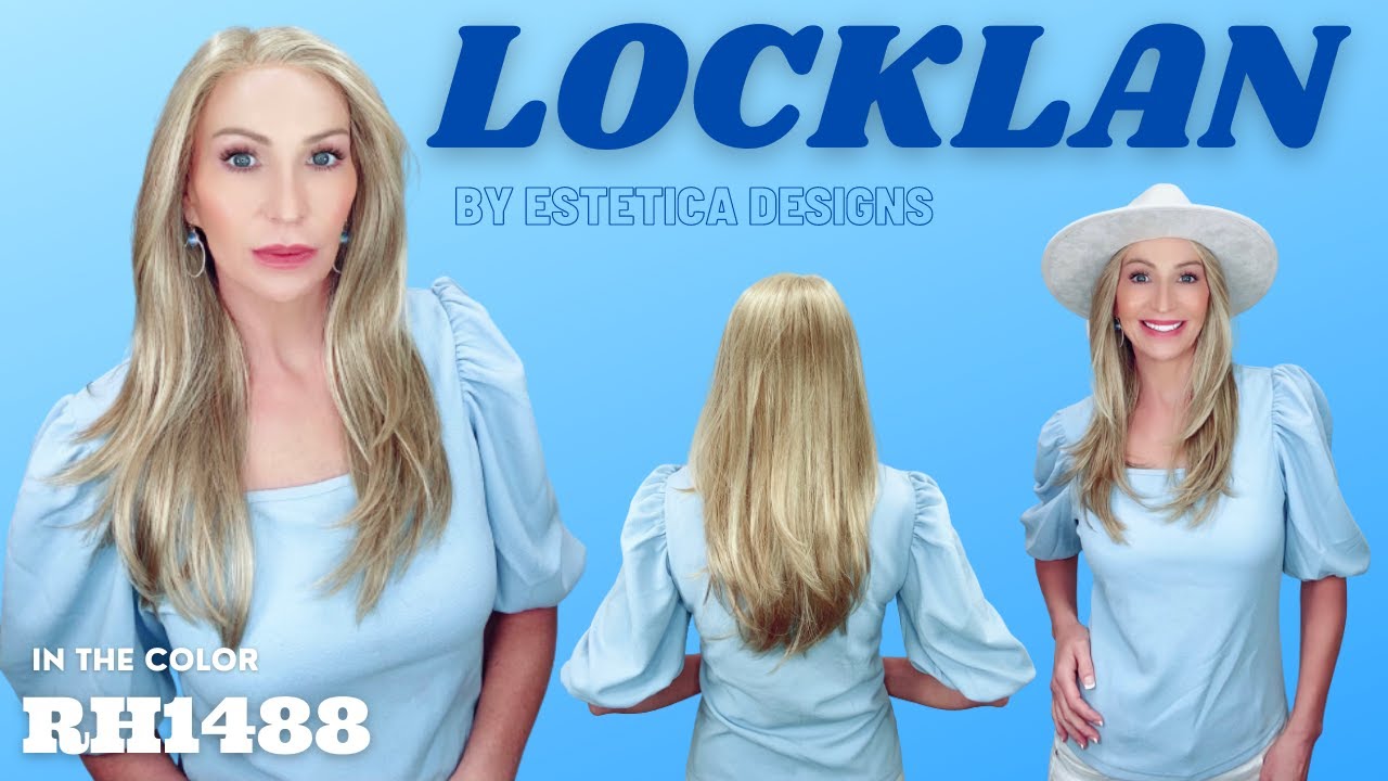 LOCKLAN Wig by Estetica Designs in the color RH1488, a below the ...