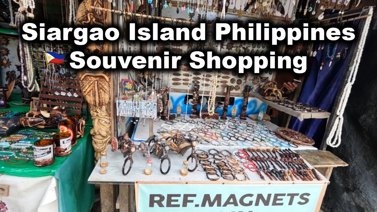 Siargao Island Philippines, Souvenir Shopping - YouTube