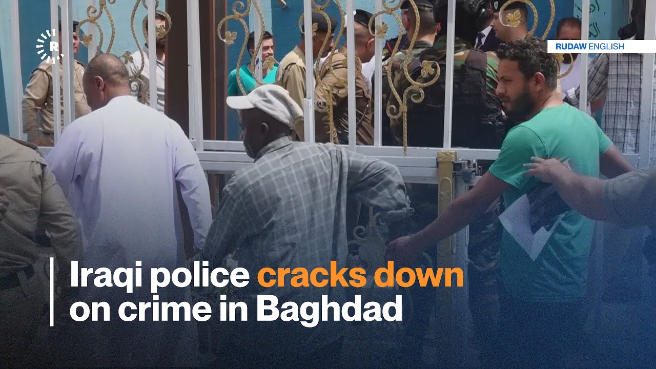 Iraqi police cracks down on crime in Baghdad - YouTube