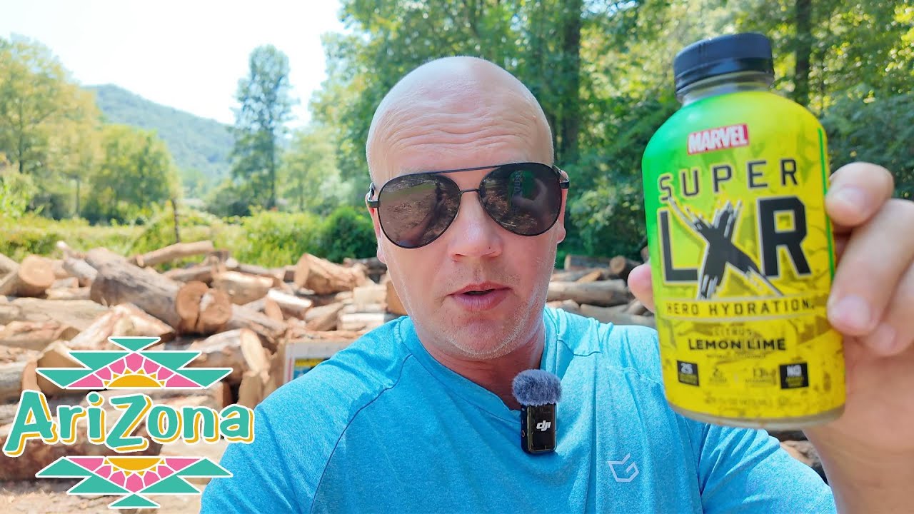 AriZona Marvel Super LXR Citrus Lemon Lime Hero Hydration Energy Drink ...