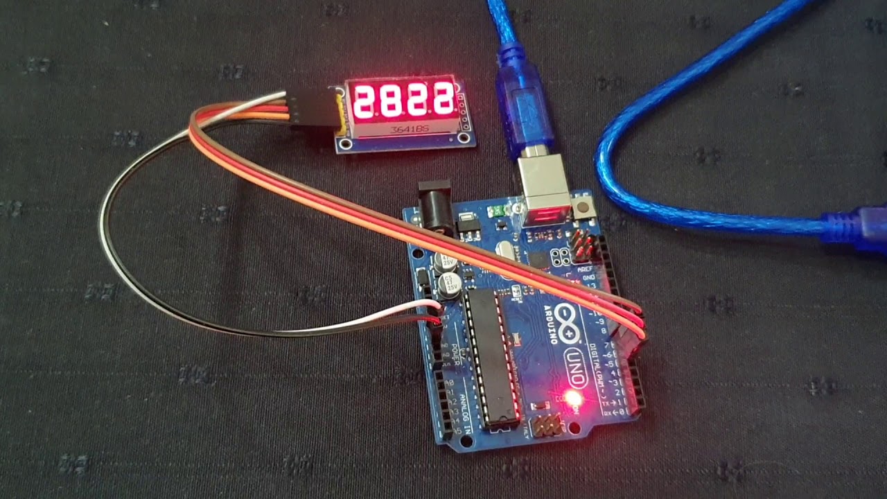 4 bit led sigment display - YouTube