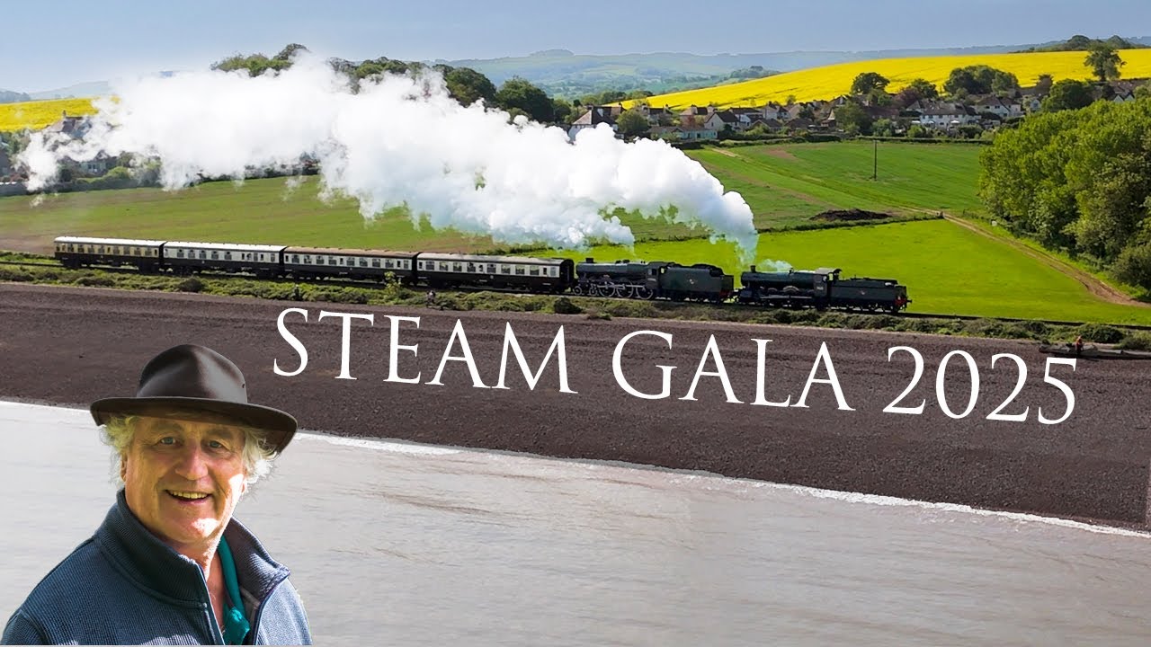 West Somerset Railway's Steam Gala 2025. Fab Aerial Views. The magic of ...