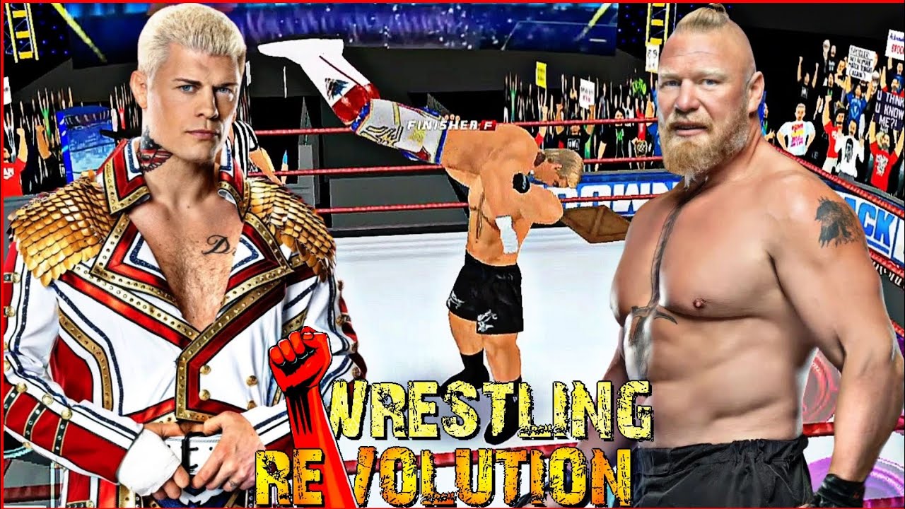 WR3D Brock Lesnar vs Cody Rhodes match | Wrestling Revolution 3D ...