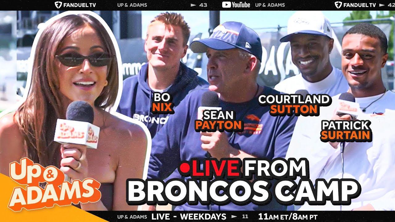 Coach Sean Payton, Patrick Surtain II, Bo Nix, & Courtland Sutton! LIVE ...