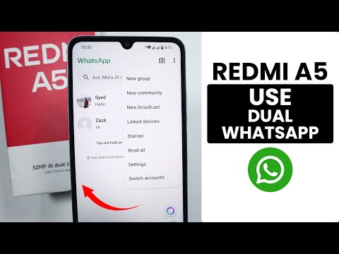 How to Use Dual WhatsApp On Redmi A5
