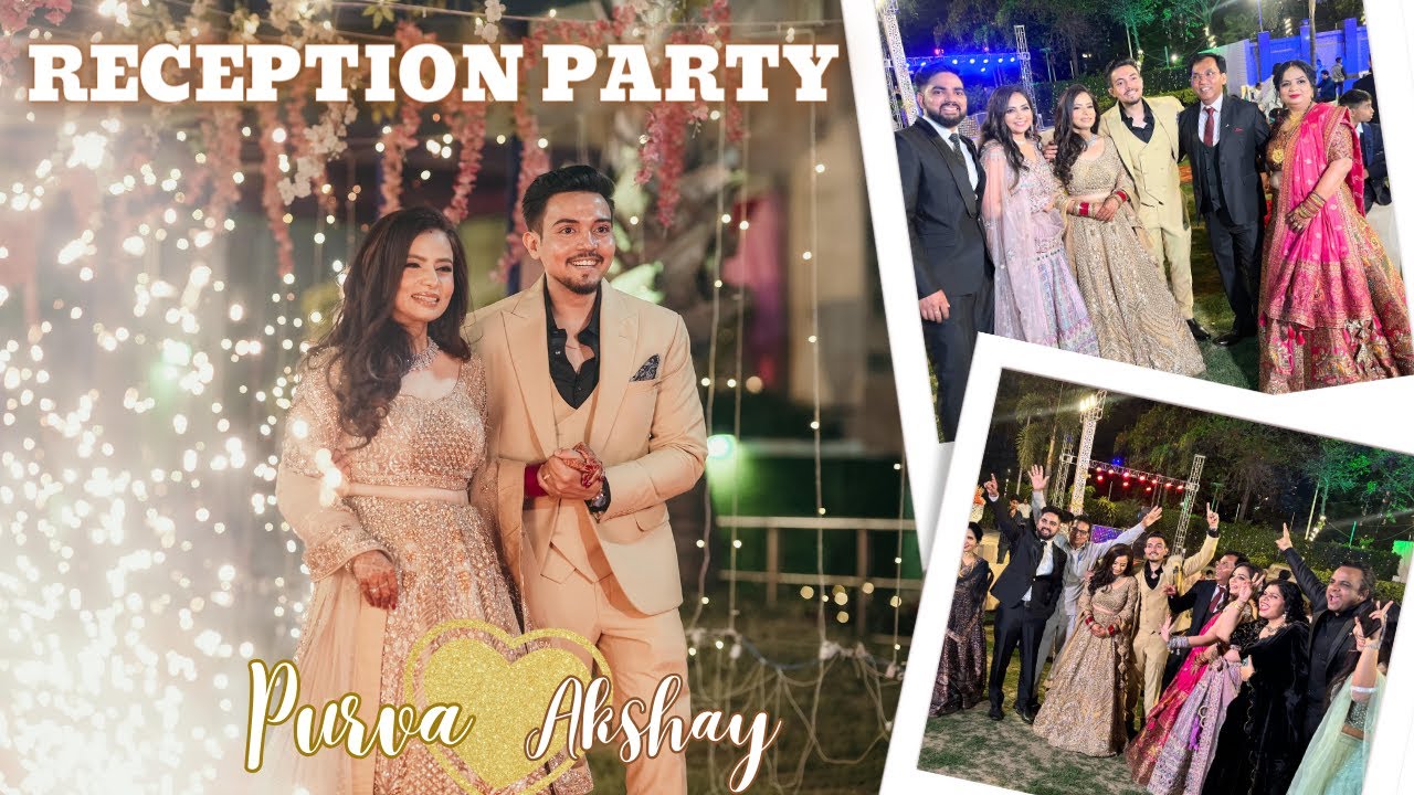 BEST WEDDING RECEPTION PARTY VLOG 🥂|| Akshay & Purva Reception || CRAZY DANCE PARTY VIDEO 💃|| Ep ...