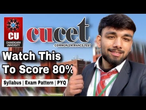 How to Prepare for CUCET Exam? | Score 80+ in Chandigarh University ...