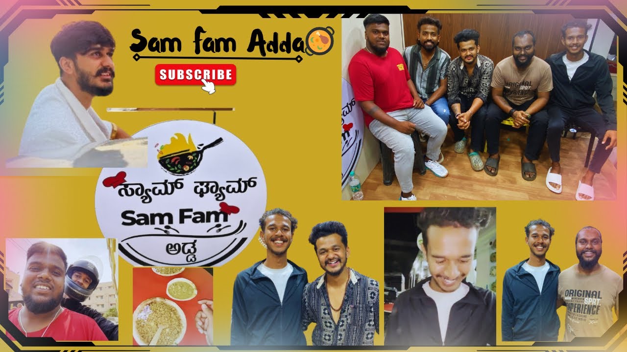 Samsameerinsta76 avr hotel Sam Fam Adda alli full Moj Masti😊” - YouTube