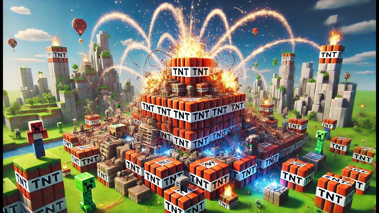 Minecraft: Amazing LUCKY TNT MOD TOO MUCH MORE TNT MOD & Minecraft Mod ...