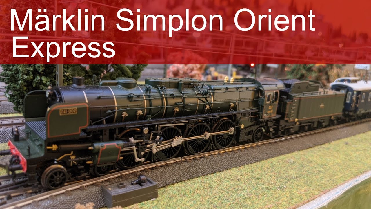 Märklin Simplon Orient Express EST-Dampflok der Serie 13 (241 A) mit ...