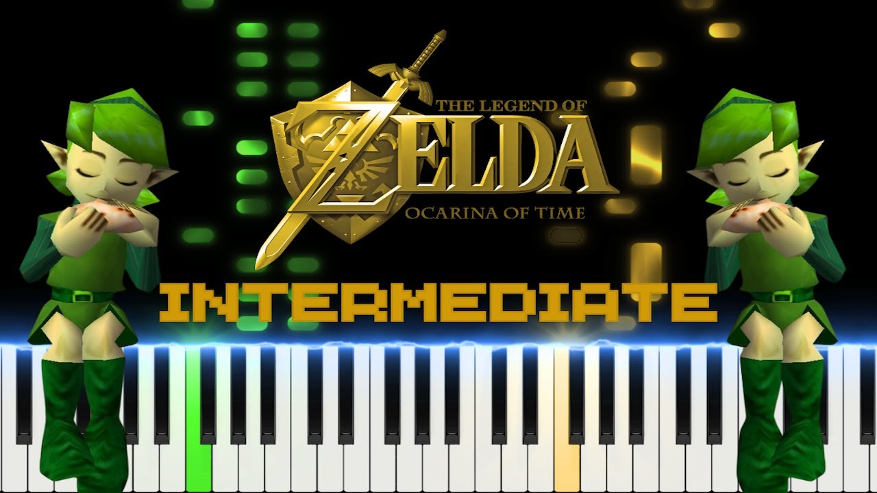 The Legend of Zelda - Saria's Song/Lost Woods | Piano (Intermediate ...