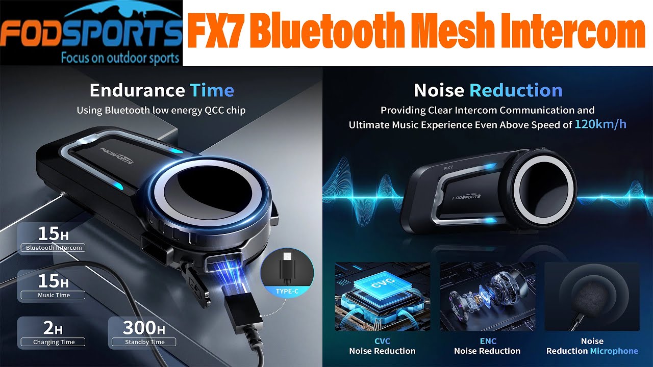 Reasons You Need FX7 Bluetooth Mesh Intercom In Your Motorcycle Helmet ...