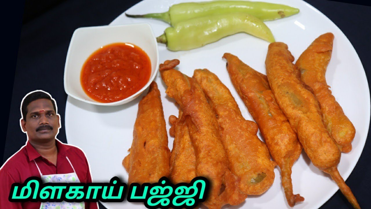 முறையான மிளகாய் பஜ்ஜி | Chilly Bajji Snack Recipe | Balaji's Kitchen ...