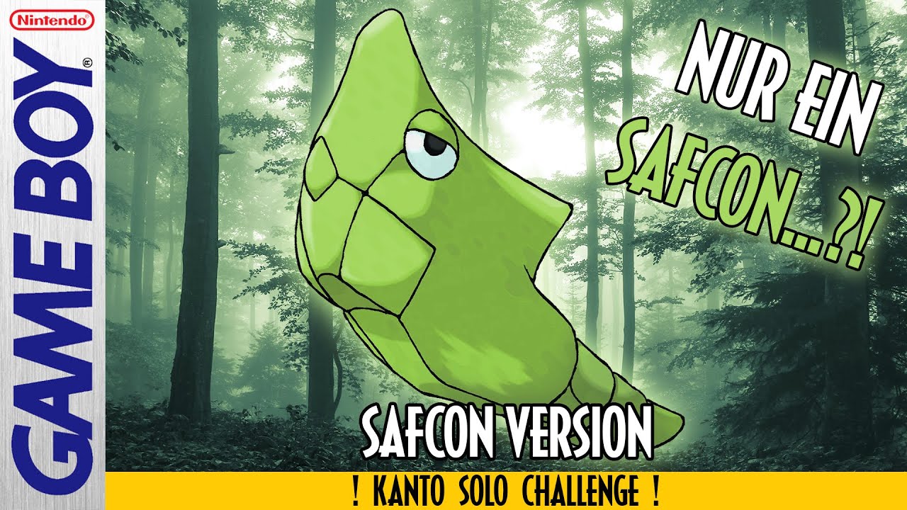 Kann man NUR mit SAFCON Pokemon Blau & Rot durchspielen? - YouTube