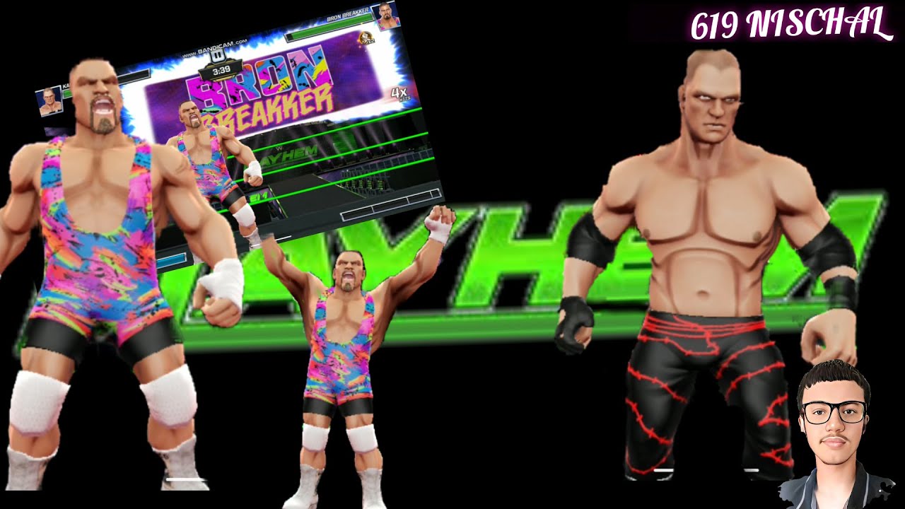 WWE Mayhem Main eventer Bronn Breaker Gameplay Event|WWE MAYHEM| - YouTube