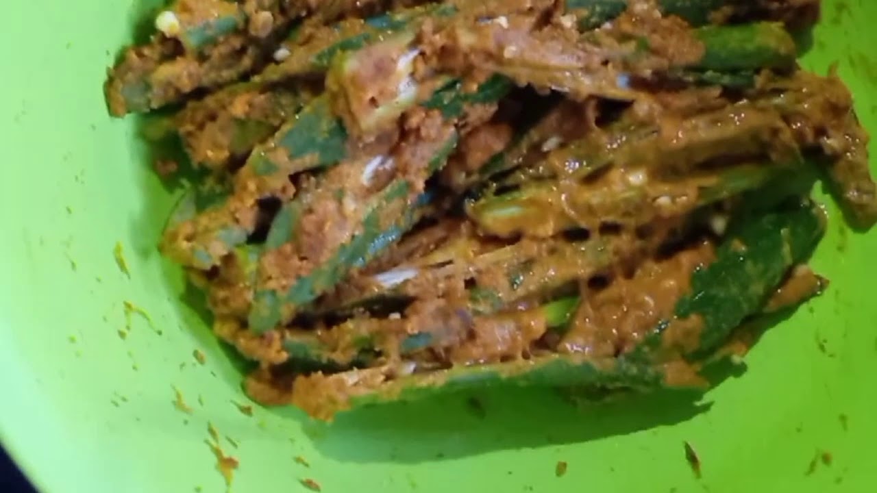 Easy and tasty bindi fry ladies finger fry - YouTube