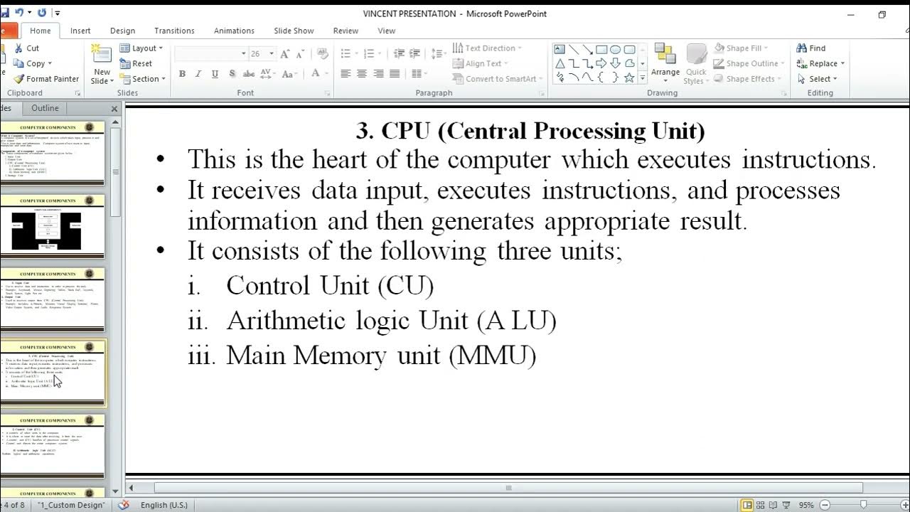 ONLINE CLASS - INTRODUCTION TO COMPUTER SYSTEM - YouTube