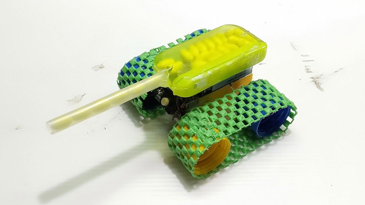 Diy รถถัง ของเล่น Toy tank - YouTube