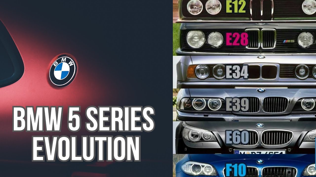 BMW 5 SERIES EVOLUTION - EVOLUCION SERIE 5 - YouTube