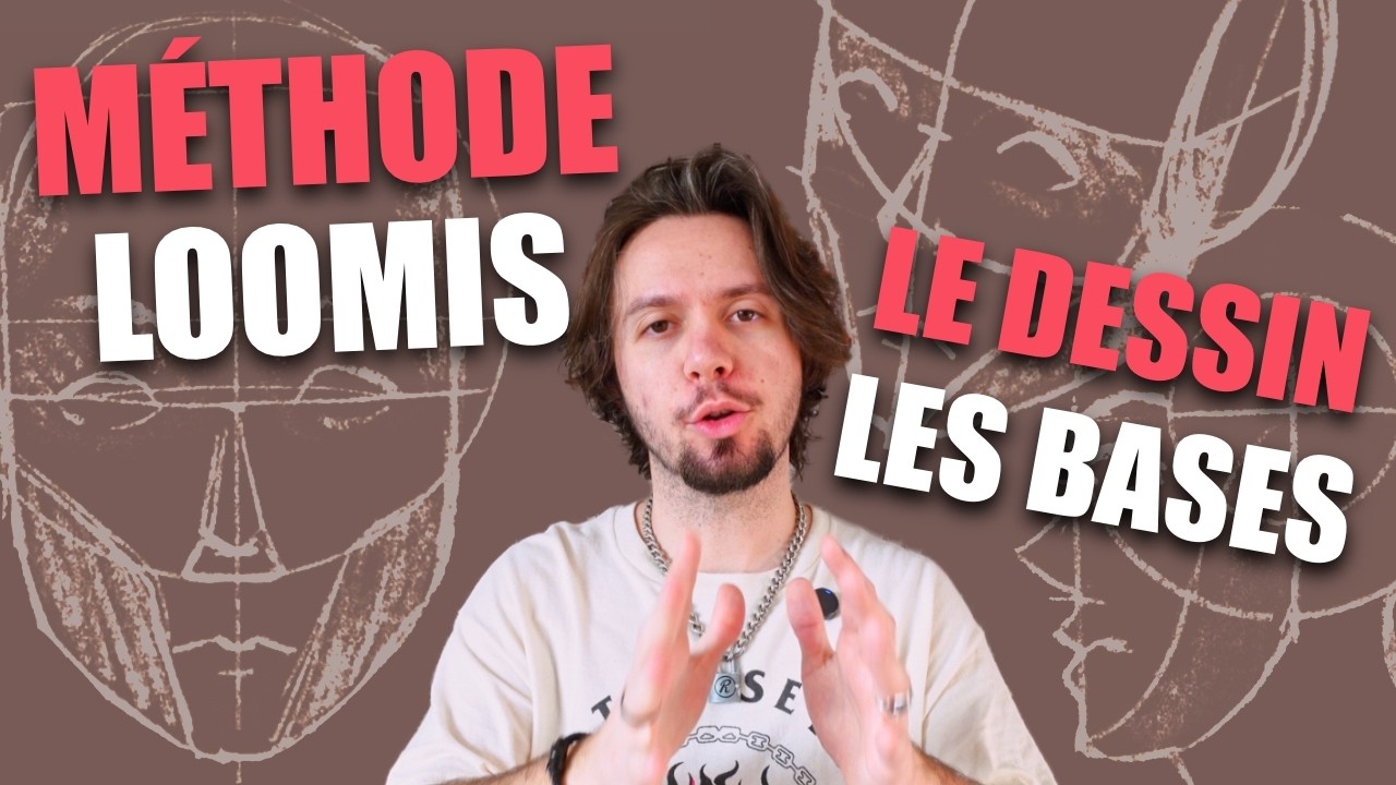 Dessiner les PROPORTIONS du visage & MAITRISER la méthode LOOMIS - YouTube