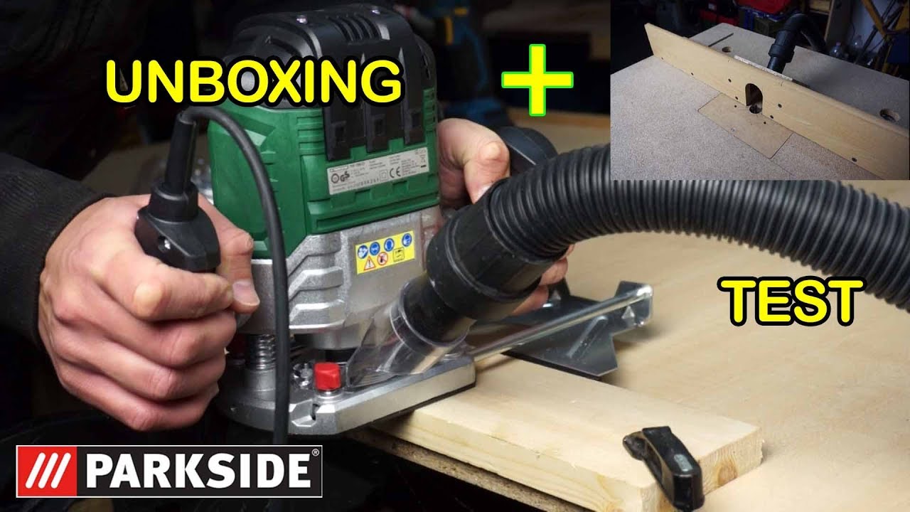 #PARKSIDE felső maró GYORSTESZT | Router PDF 1200 C2 | #LIDL - YouTube