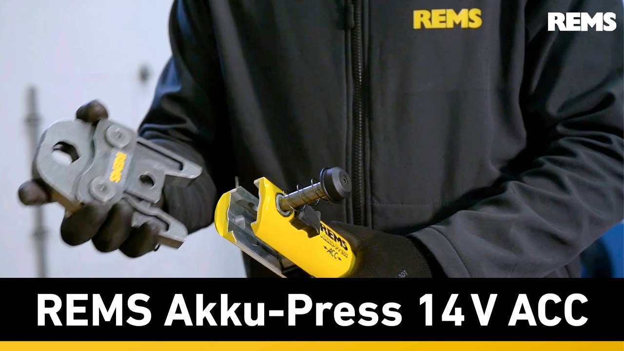 REMS Akku Press 14 V ACC - YouTube