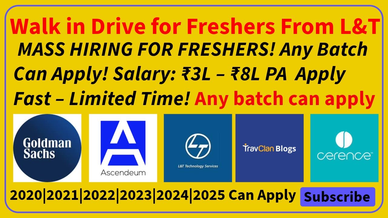 L&T Technology , Ascendeum , Cerence AI , Travclan , Goldman Sachs ...