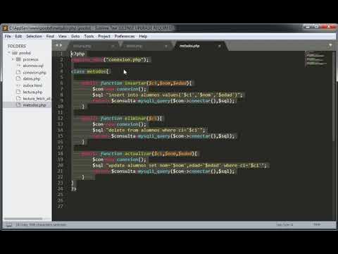 CRUD PDO PHP MYSQL MVC 1 - YouTube