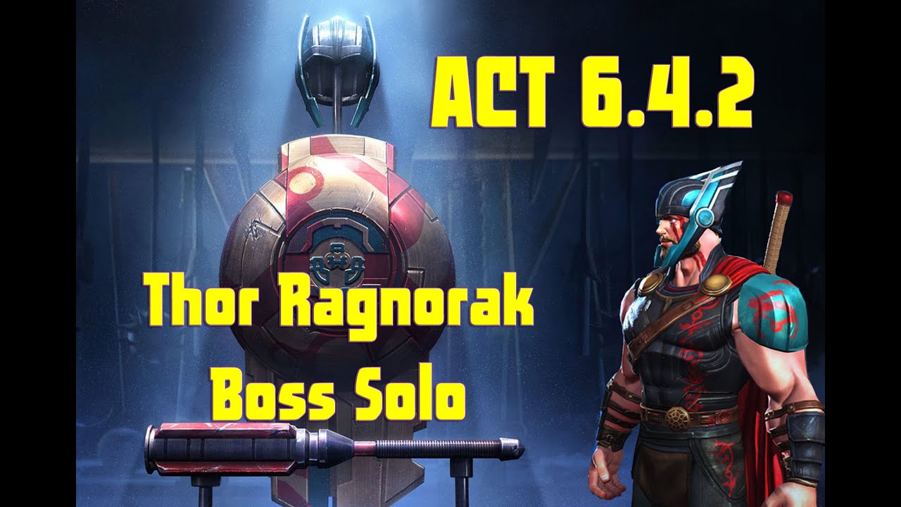 MCOC Act 6.4.2 Thor Ragnarok Boss Solo - YouTube
