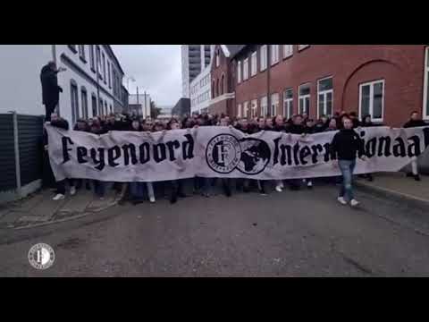 Feyenoord 🇳🇱 fans in Midtjylland 🇩🇰