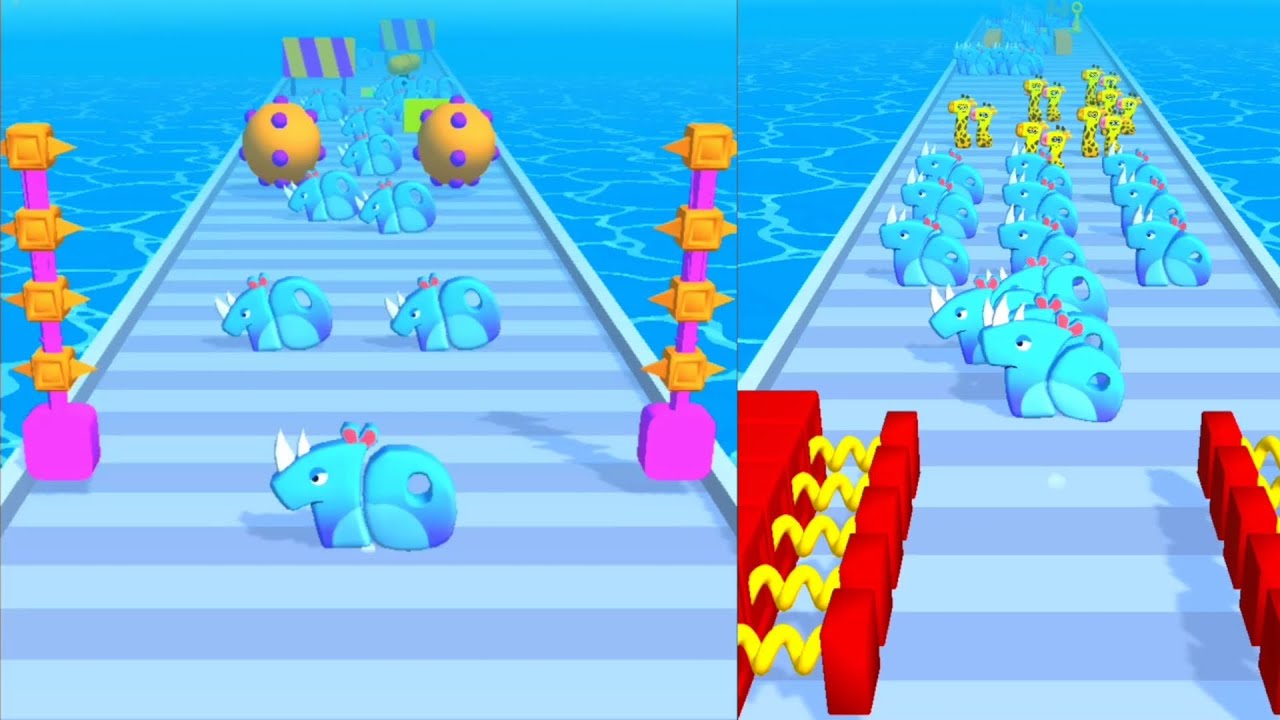 Number Run Merge 3D Math -10 - YouTube