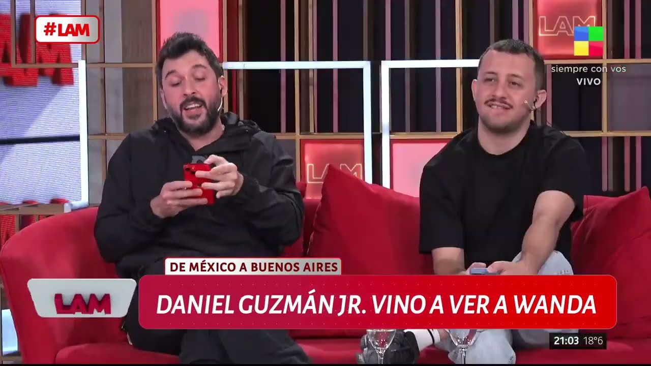 💣 DANIEL GUZMÁN JR. VINO A LA ARGENTINA A VER A WANDA - YouTube