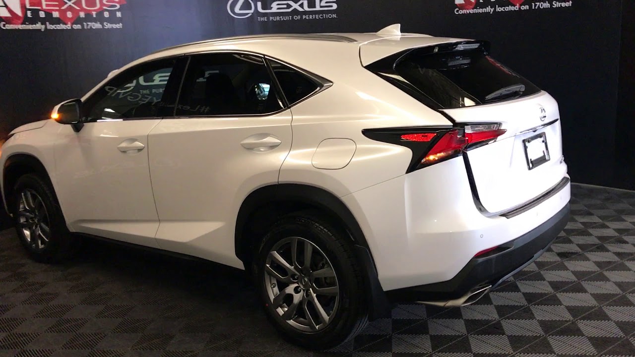 White 2017 Lexus NX 200t Luxury Package Review Edmonton Alberta - Lexus ...