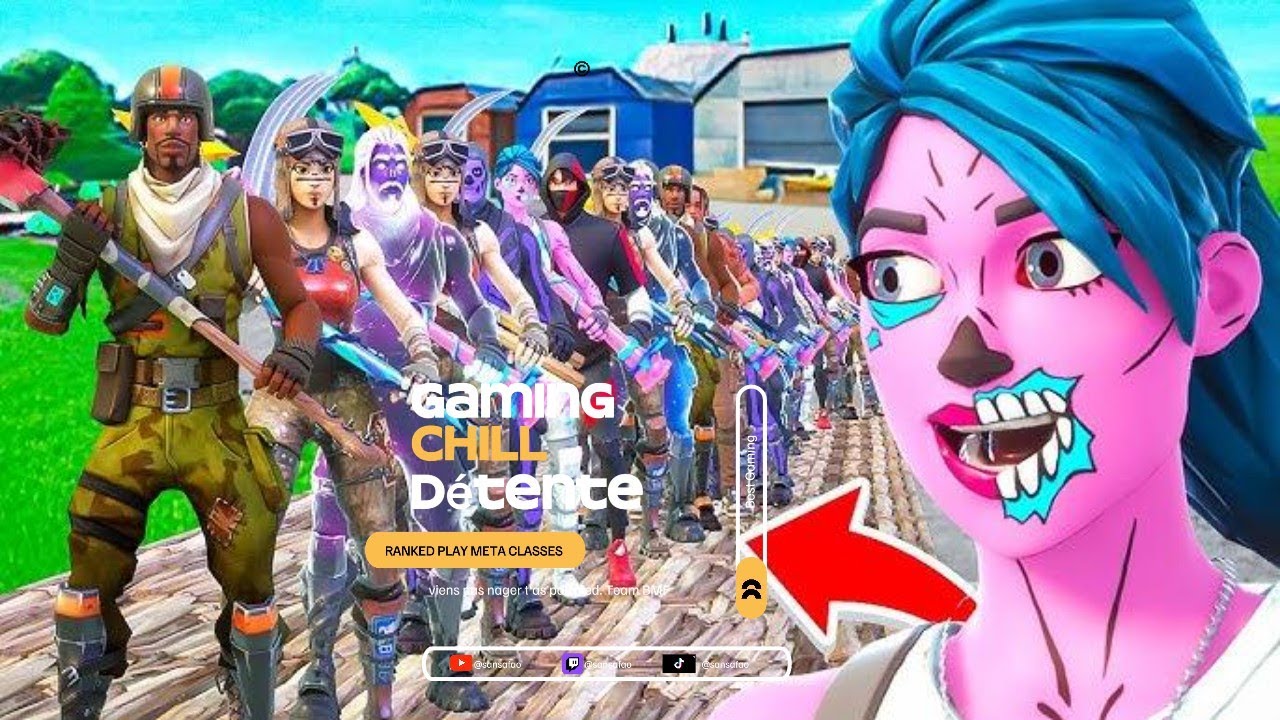 Fortnite :hyper chill ! Détenteeeeee ! venez jouer !!🤳👅 (2K abonnés ...