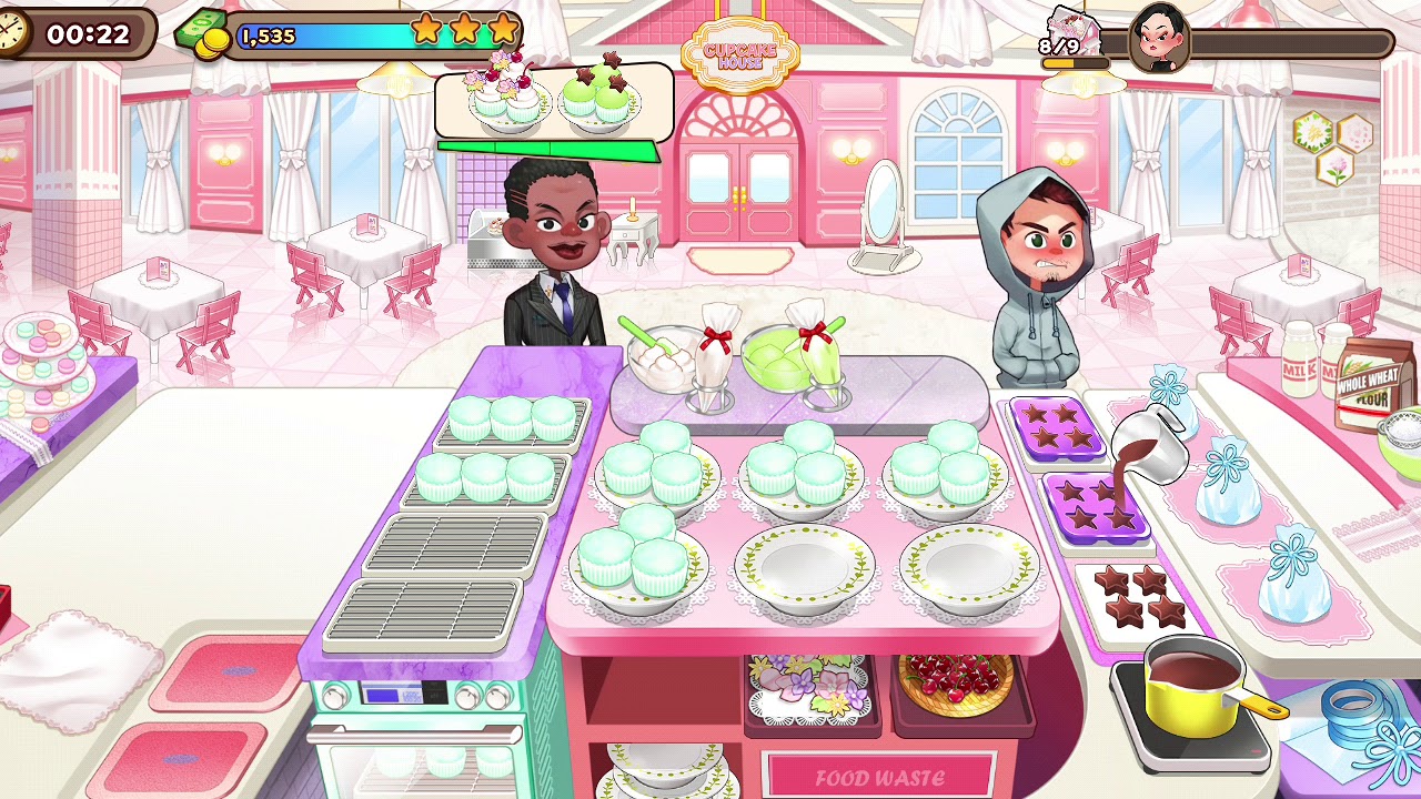 Cooking Adventure™ - Cupcake House - Stage 7 & 8 - YouTube
