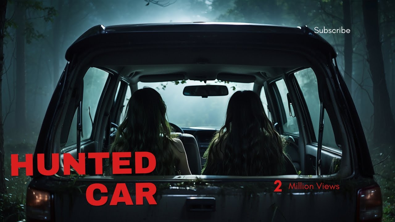 hunted car | burned ghost#horrorstories #story #ghost #youtube # ...