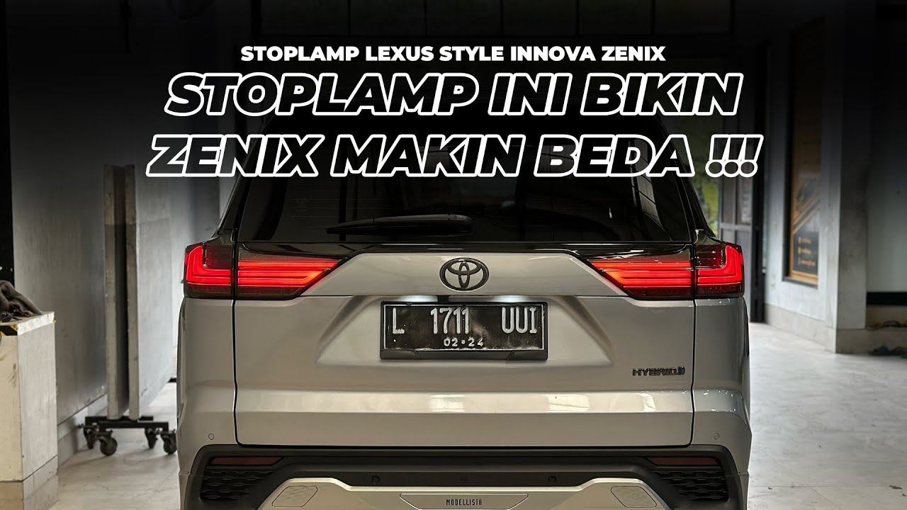 PASANG STOPLAMP MODEL LEXUS DI TOYOTA INNOVA ZENIX !!! - YouTube