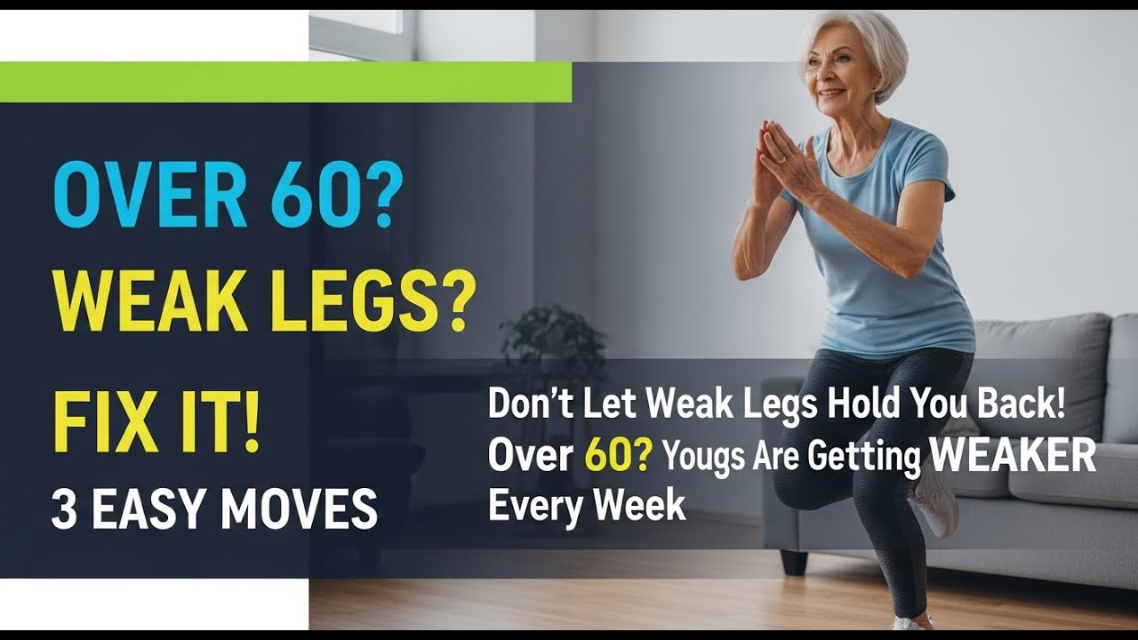 Don't Let Weak Legs Hold You Back! Over 60? Your Legs Are Getting ...