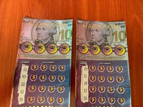 New Hamilton Instant Ticket - Michigan Lottery - 5/16/24 - YouTube